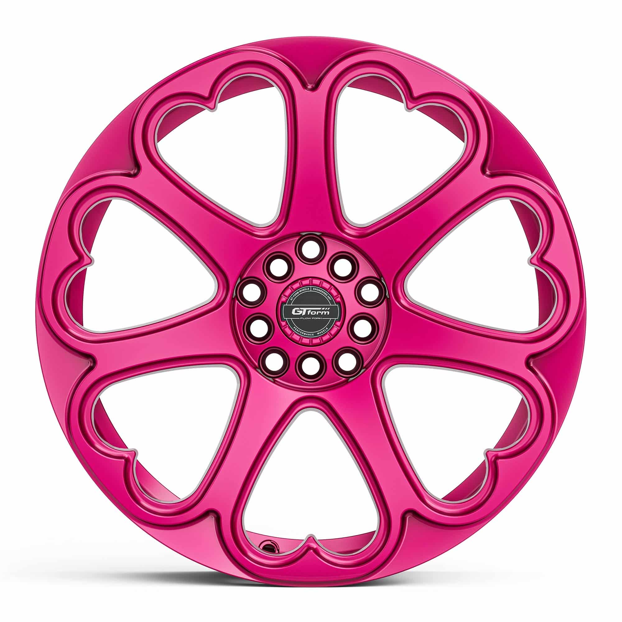 GT FORM HEARTS HOT PINK 18X8.5 5X108 WHEEL - Wheel Zone